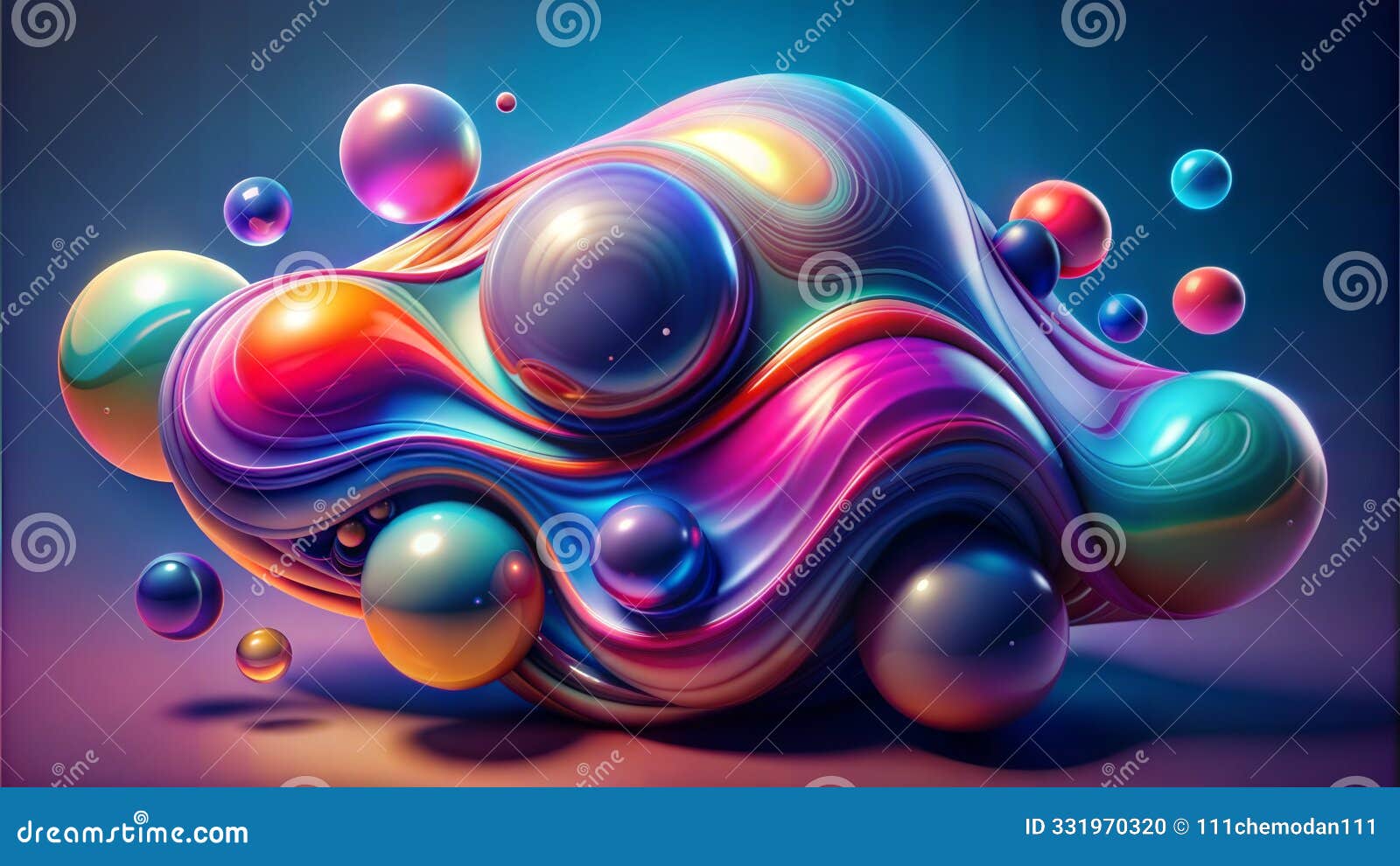 3d Render, Abstract Colorful Background, Computer Generated, Abstract Design Stock Illustration ...