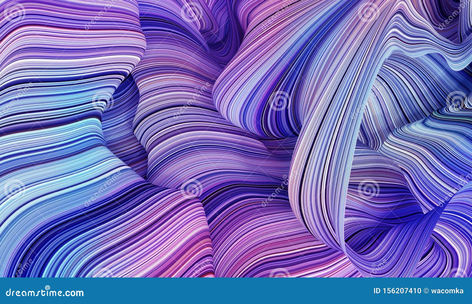 3d Render, Abstract Creative Ultraviolet Background, Blue Violet Neon ...