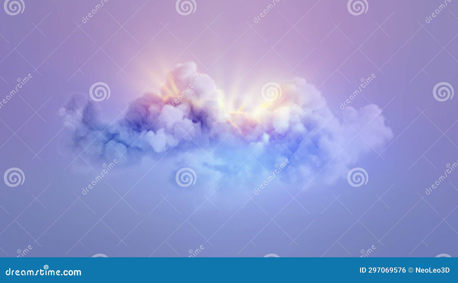 Light Light Cumulus Cloud In Cartoon , Vector | CartoonDealer.com ...