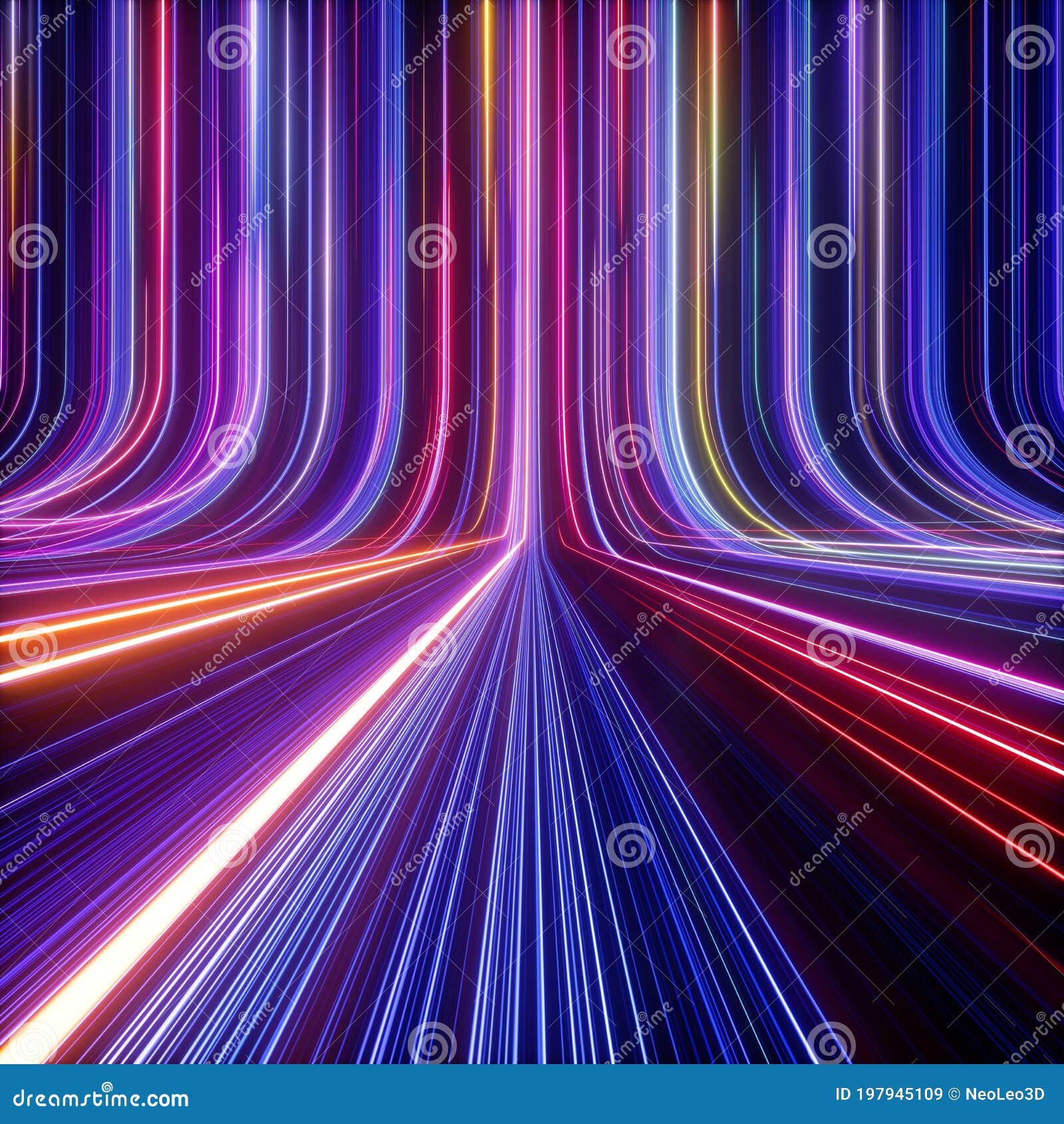 FUTURISTIC NEON BACKGROUND. MODERN LIGHT ILLUSTRATION. Stock ...