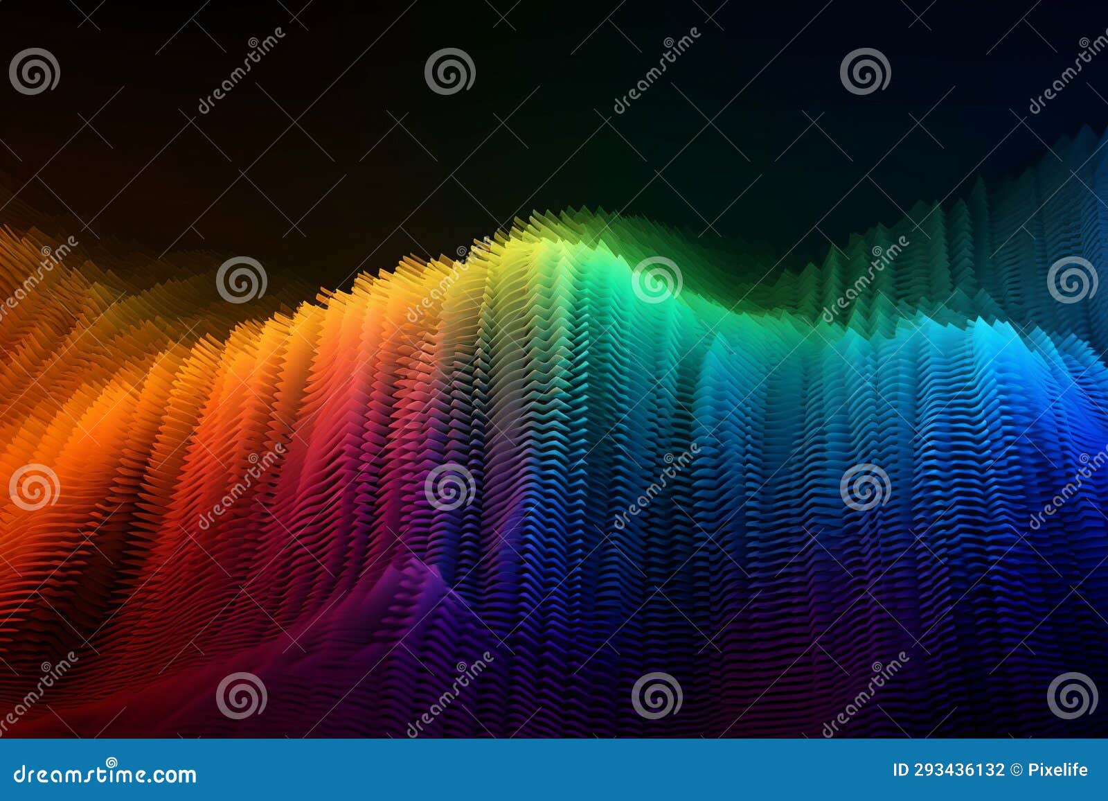 3D Render, Abstract Multicolor Spectrum Background AI Generated Stock ...