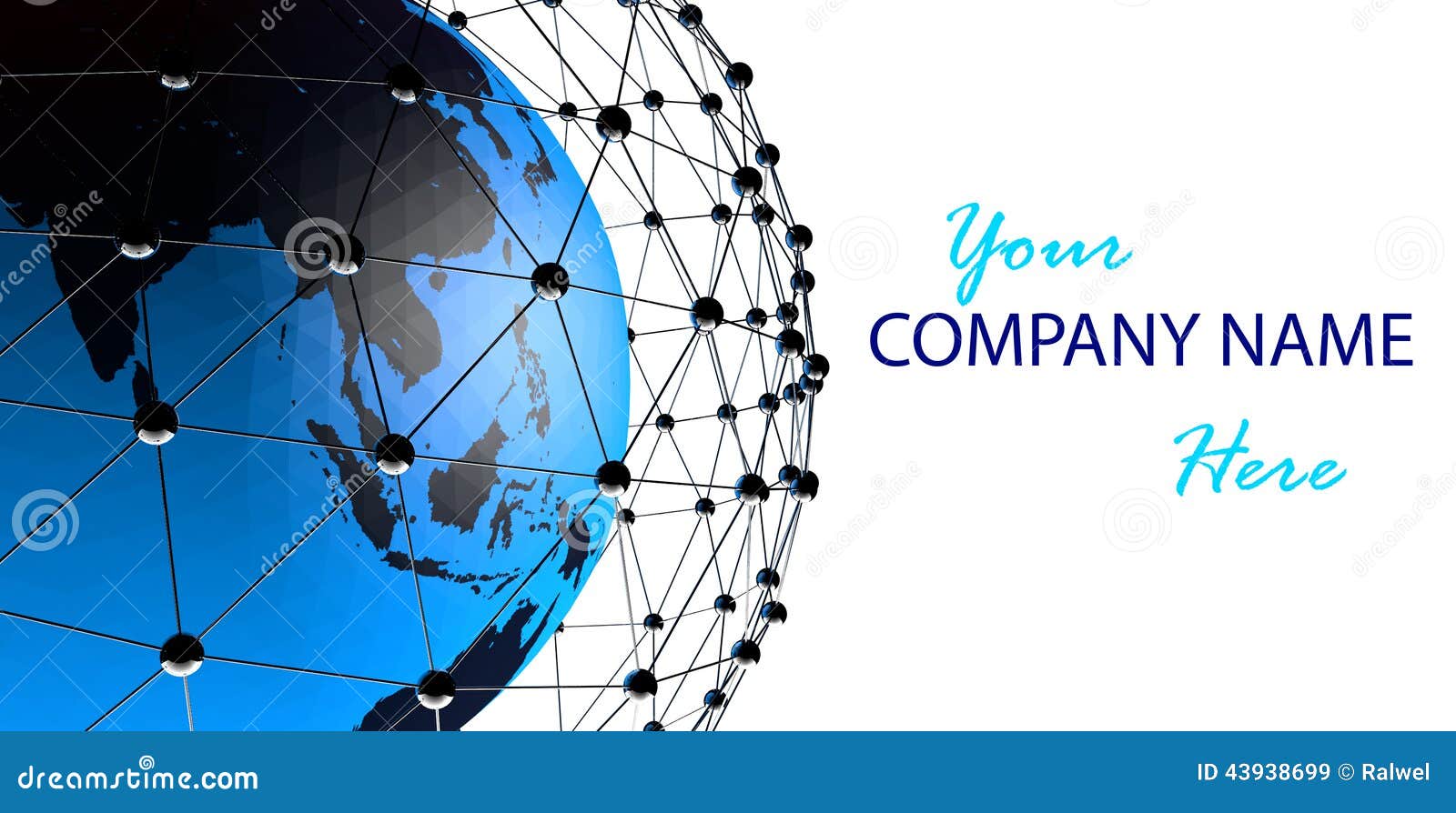 3d Render of Abstract Network Stock Image - Image of networking ...