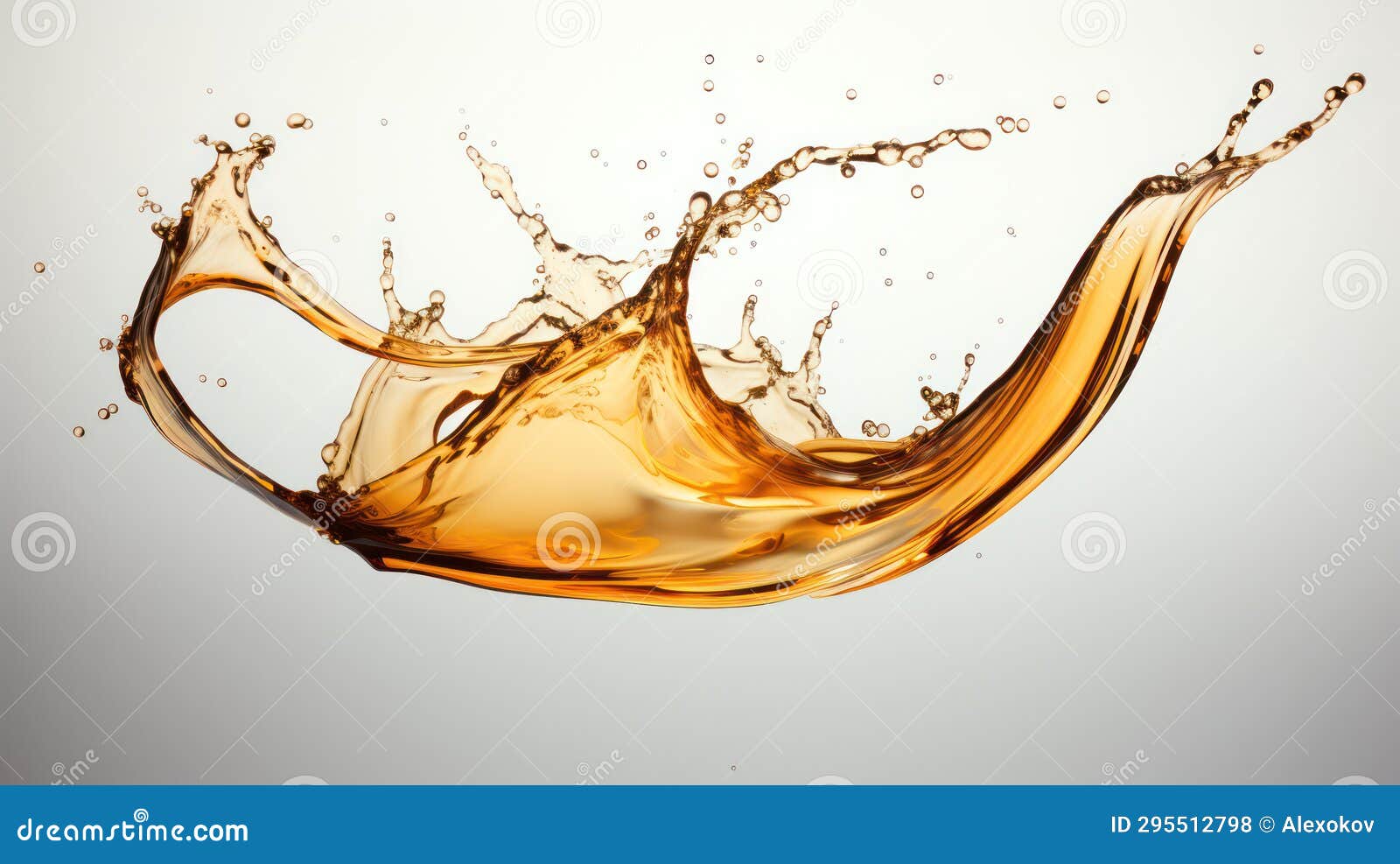 3d Render, Abstract Orange Liquid Splash, Isolated on White Background ...