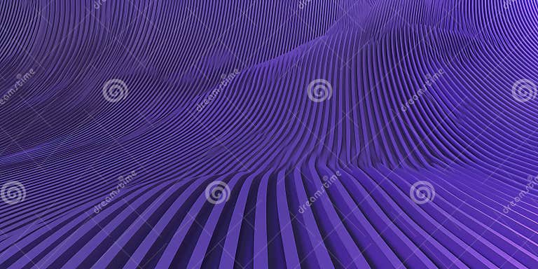 Abstract Purple Waves: 3D Rendered Geometric Pattern Background Texture ...