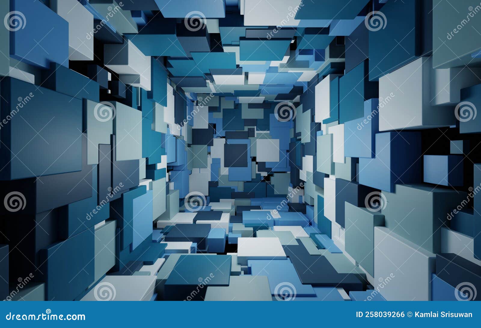 3D Render Abstract Random Color Background Modern Geometric Cube ...