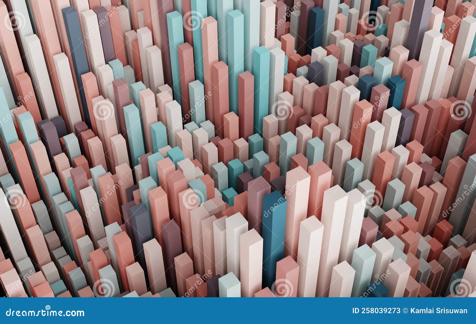 3D Render Abstract Random Color Background Modern Geometric Cube ...