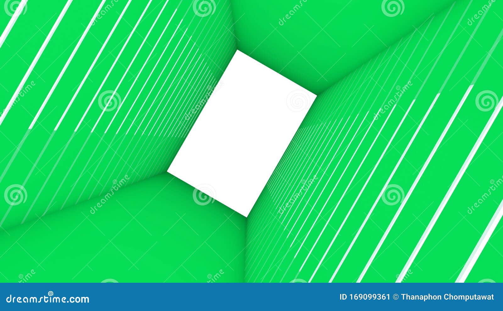 3d Render of Abstract Rectangle Shape Stock Illustration - Illustration ...