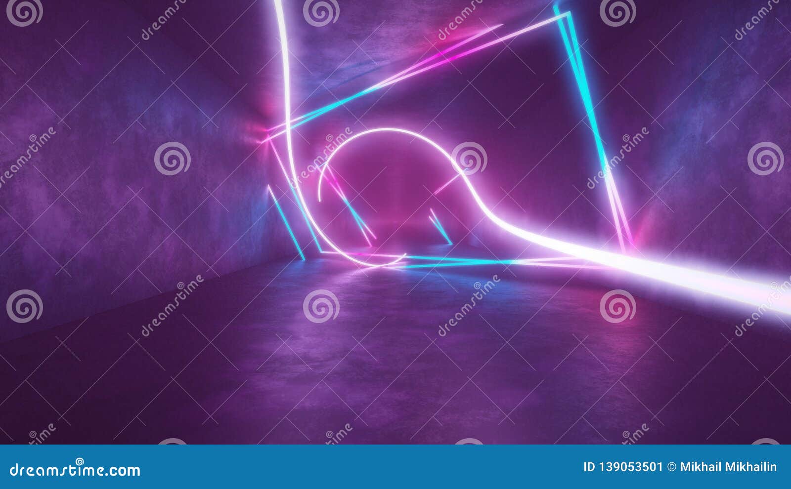 4k 3d Render, Looped Animation Tunnel, Abstract Seamless Background ...