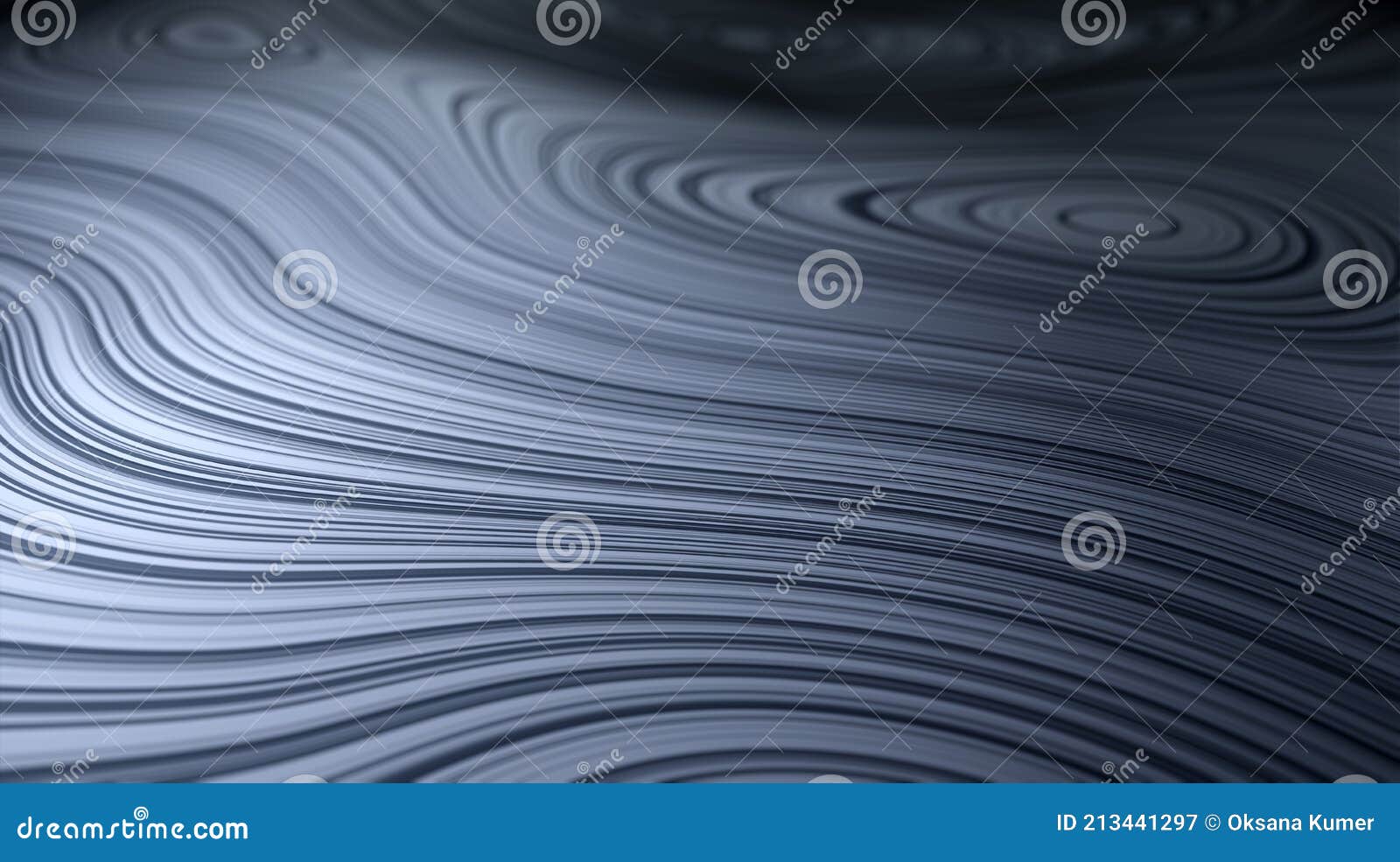 Abstract Topographic Map With Contour Lines And Glaciers Illustration ...