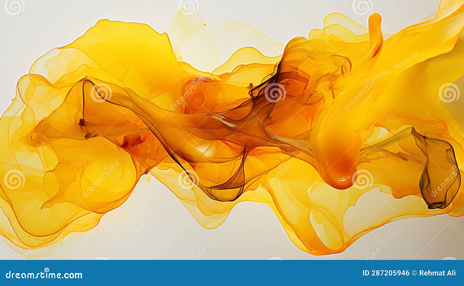 3d Render, Abstract Vector Yellow Abstract Fluid Background Stock ...
