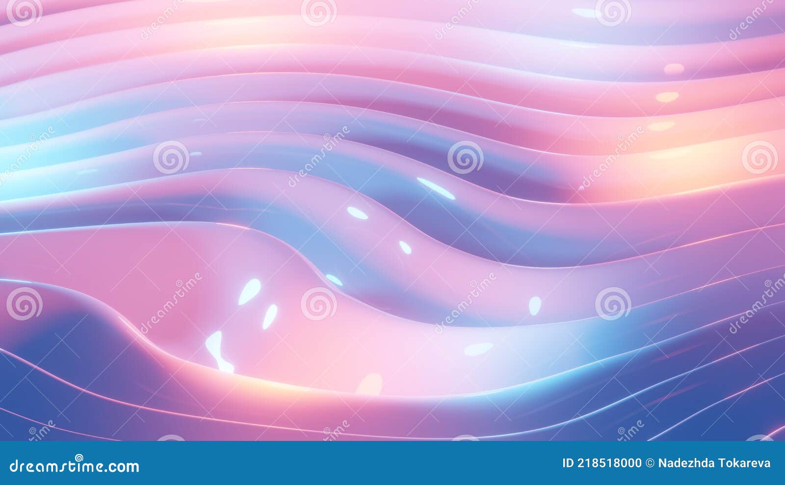 3d Render Abstract Wave Background Stock Illustration - Illustration of ...