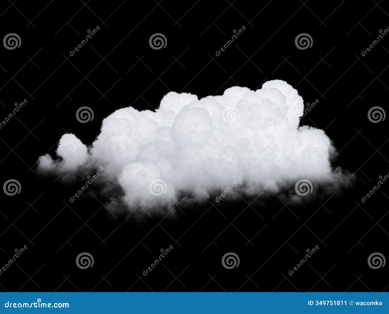 3d Render, Abstract White Cloud Clip Art Isolated on Black Background ... 3d Render, Abstract White Cloud Clip Art Isolated on Black Background ...