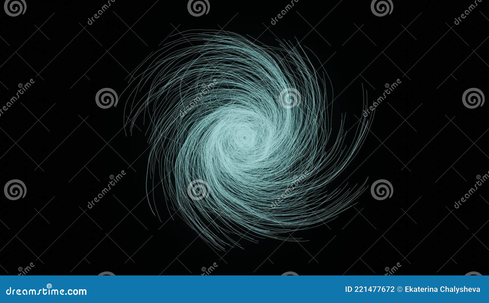 Abstracted Spiral Glowing Particles Stock Illustration - Illustration ...