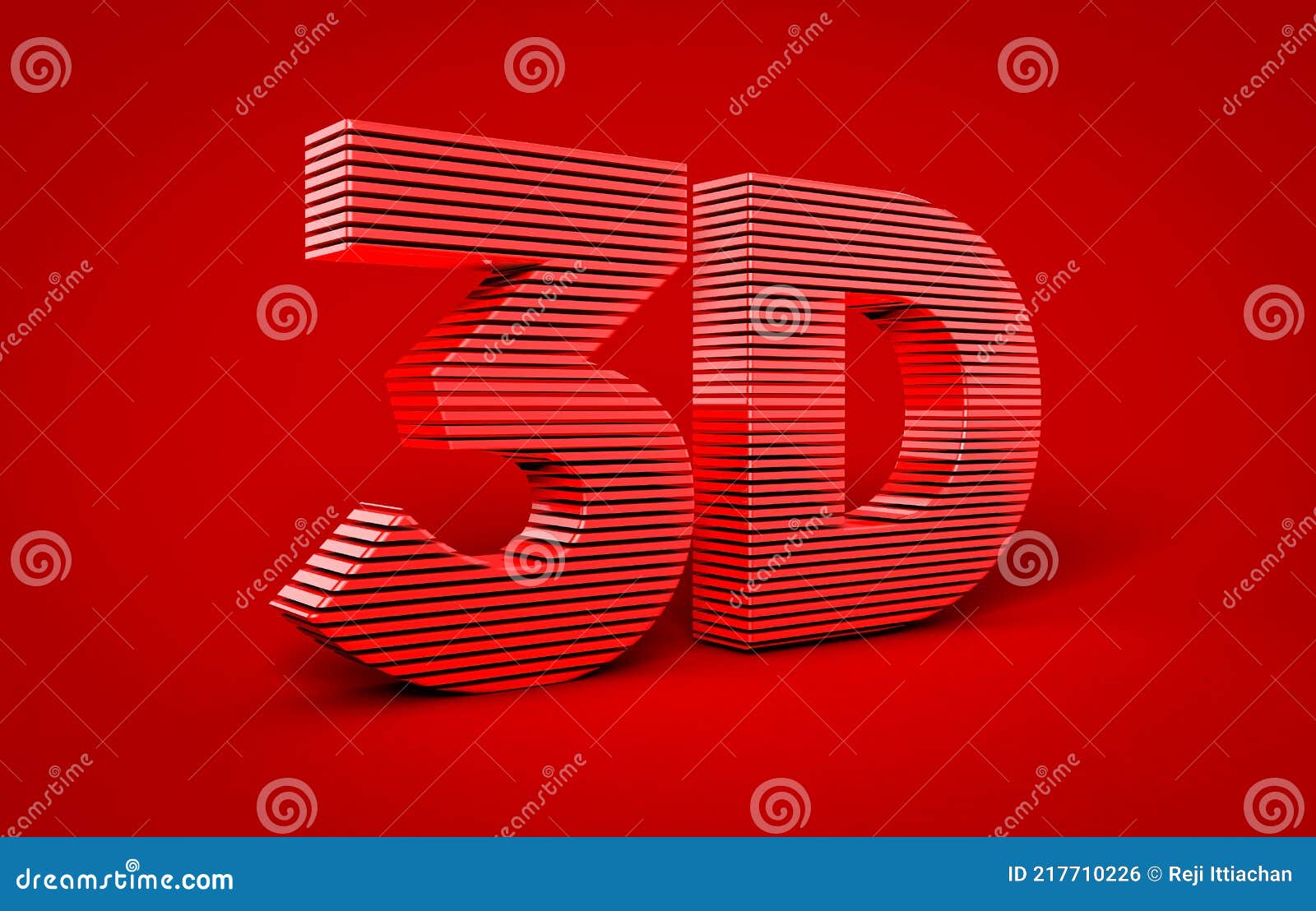 3D Render of Acronym 3D stock illustration. Illustration of object ...