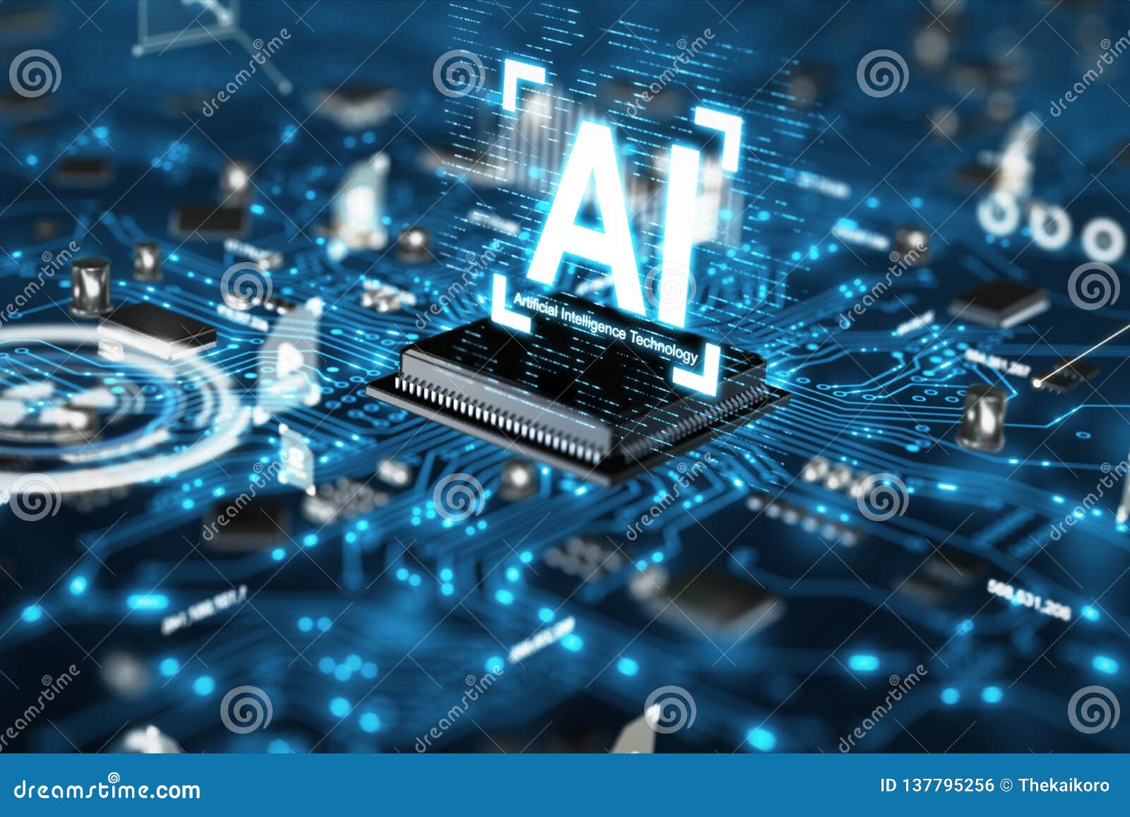 3D Render AI Artificial Intelligence Technology CPU Central Processor ... 3D Render AI Artificial Intelligence Technology CPU Central Processor ...