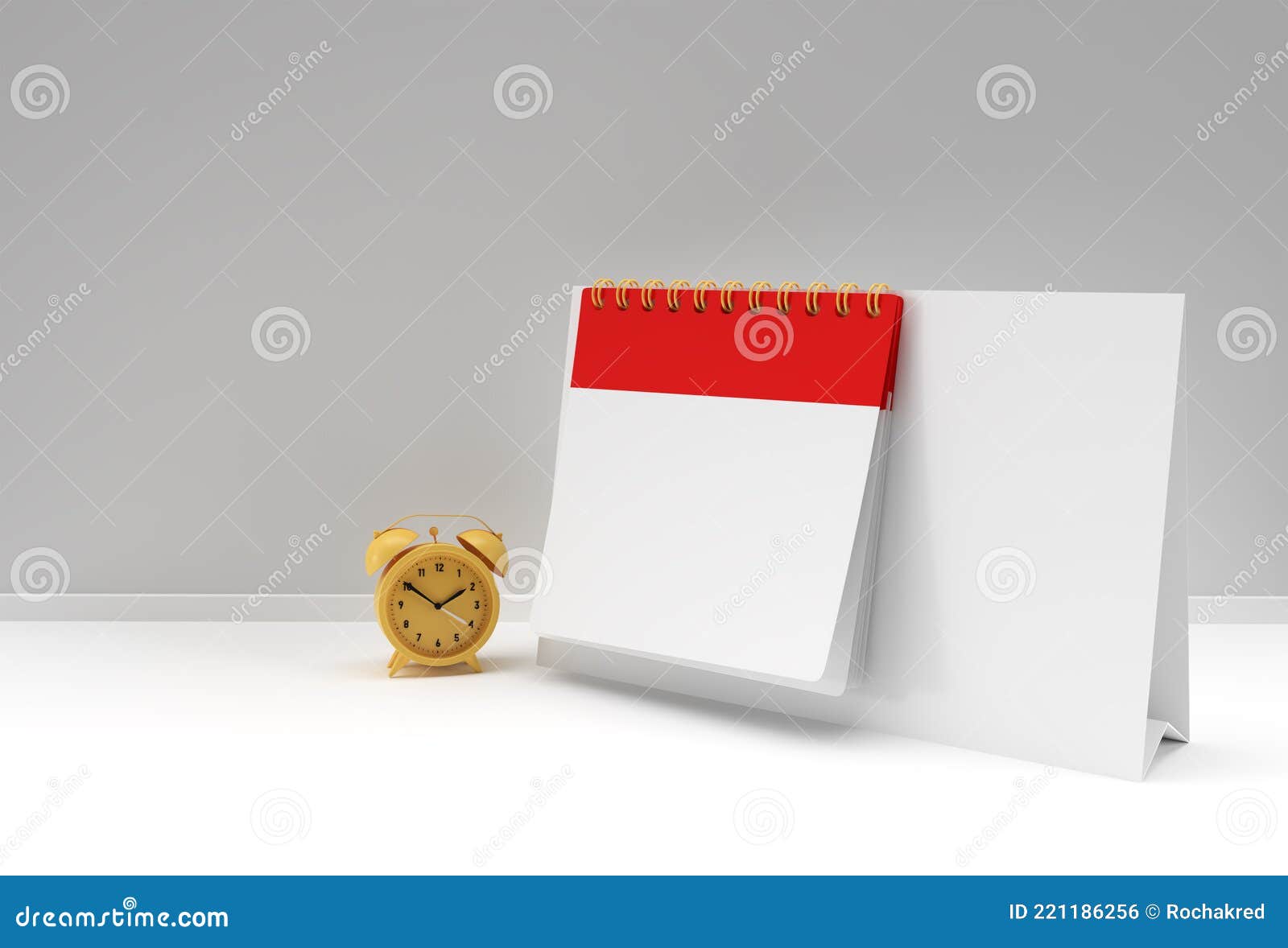 Notebook Mock Up. Open Book, Diary With Metal Spiral Template. Isolated ...
