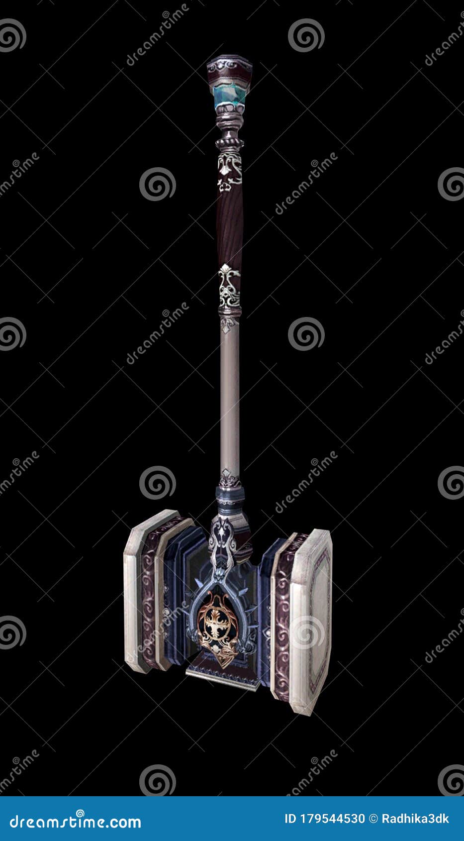 Ancient Hammer Weapon for War Stock Illustration - Illustration of ...