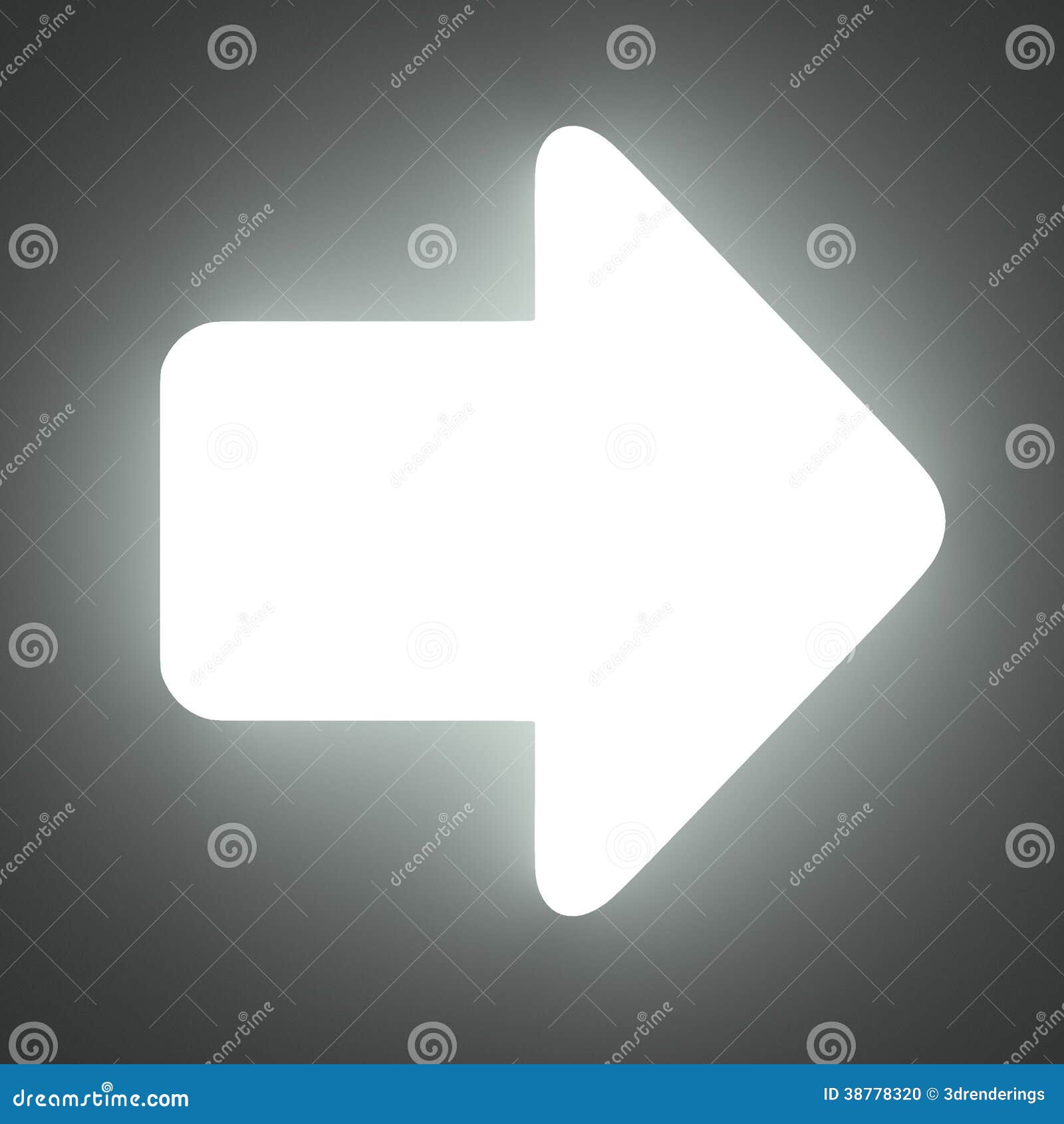 3d render of arrow stock illustration. Illustration of model - 38778320