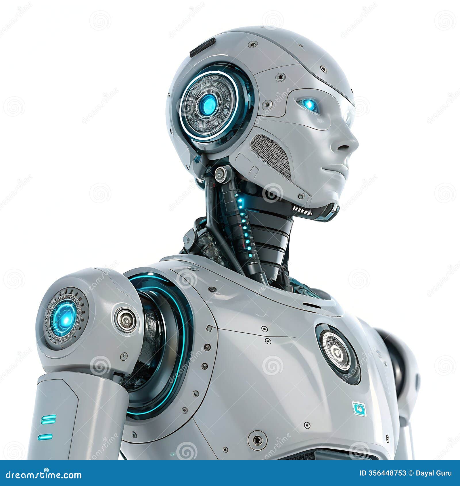 3D Render Artificial Intelligence Stock Illustration - Illustration of ...