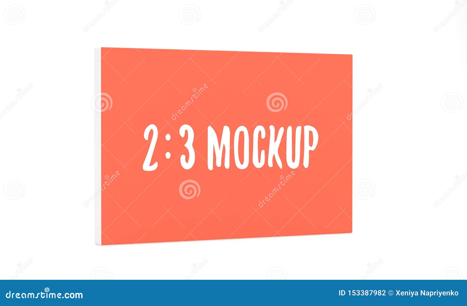 3d Render 2x3 Backdrop Mockup. Realistic Isolated Template for You ...
