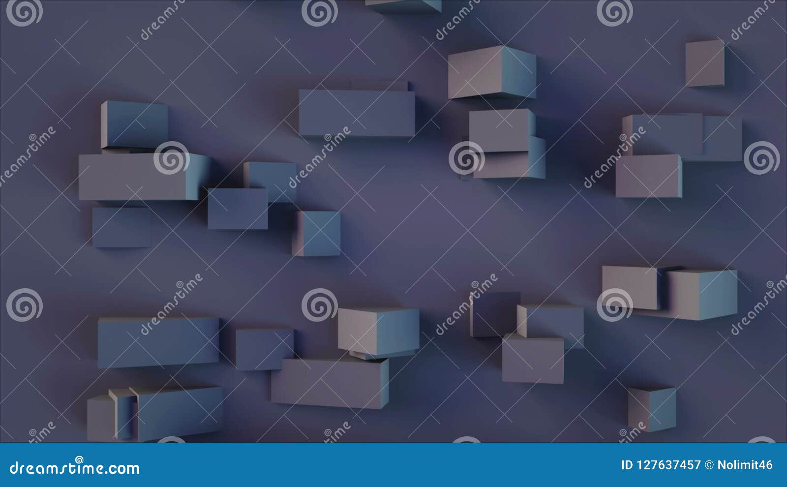 3d Render Background with Rectangular Shapes with Different Sizes of ...