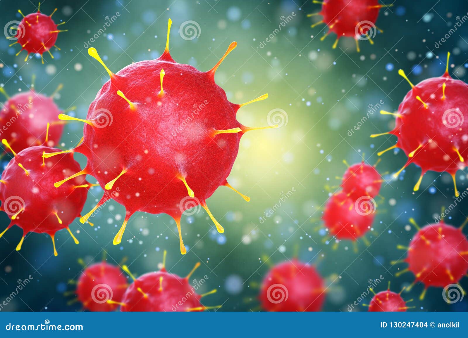 3d Render Of Bacteria Deadly Syphilis Disease Stock Illustration ...