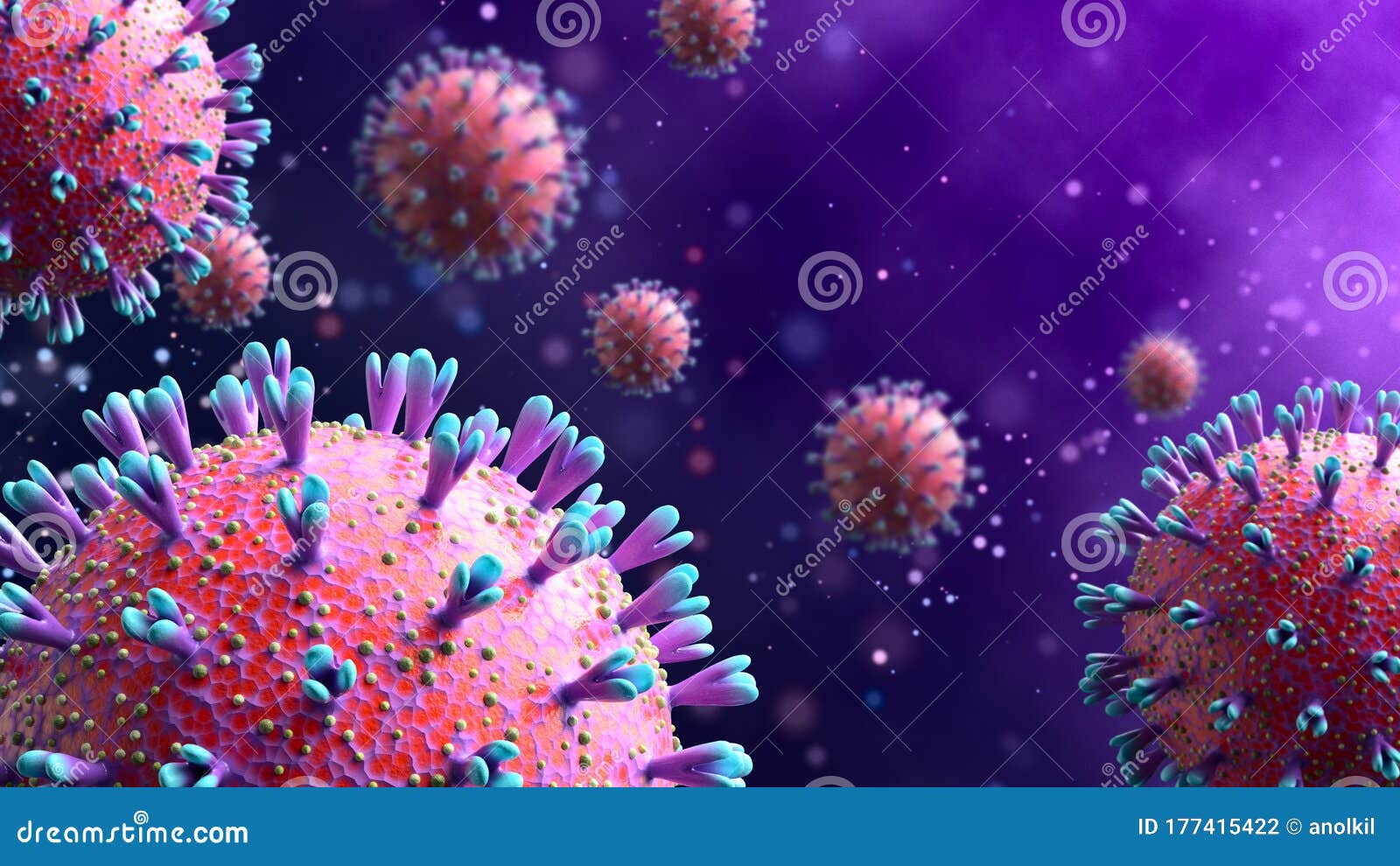 3d Render Of Bacteria Deadly Syphilis Disease Stock Illustration ...
