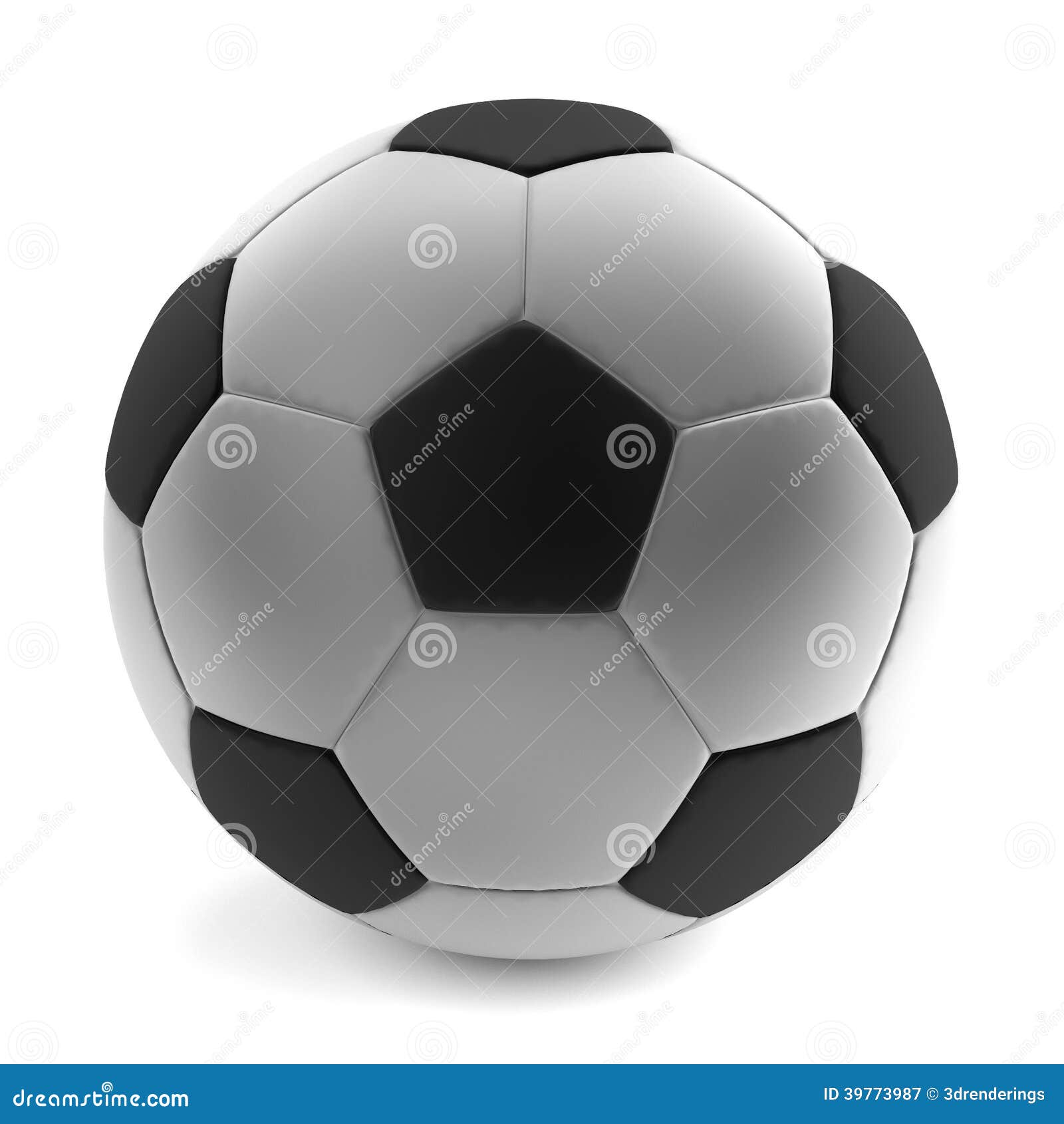 3d render of ball stock illustration. Illustration of soccer - 39773987
