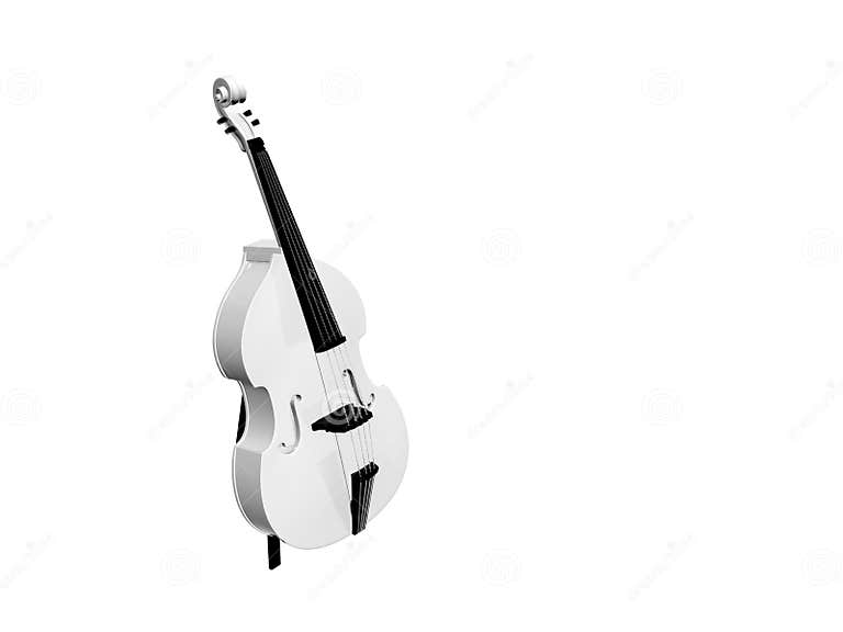 3d render of bass guitar stock illustration. Illustration of design ...