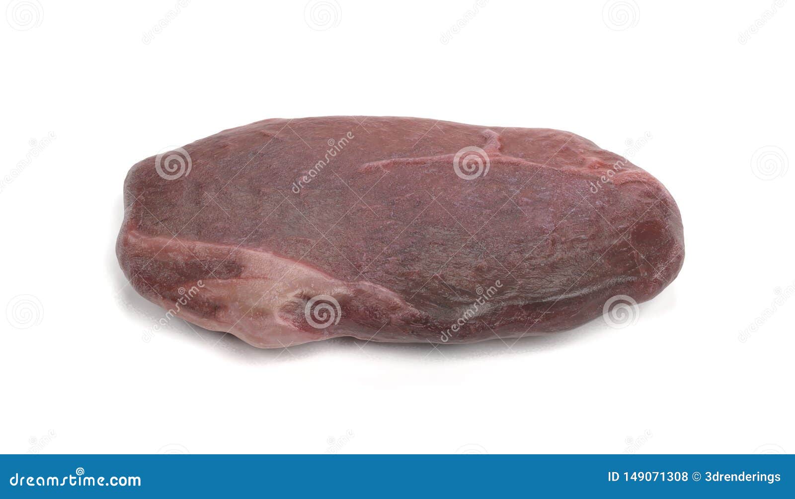 3D Render of Beef Steak stock illustration. Illustration of ribeye ...