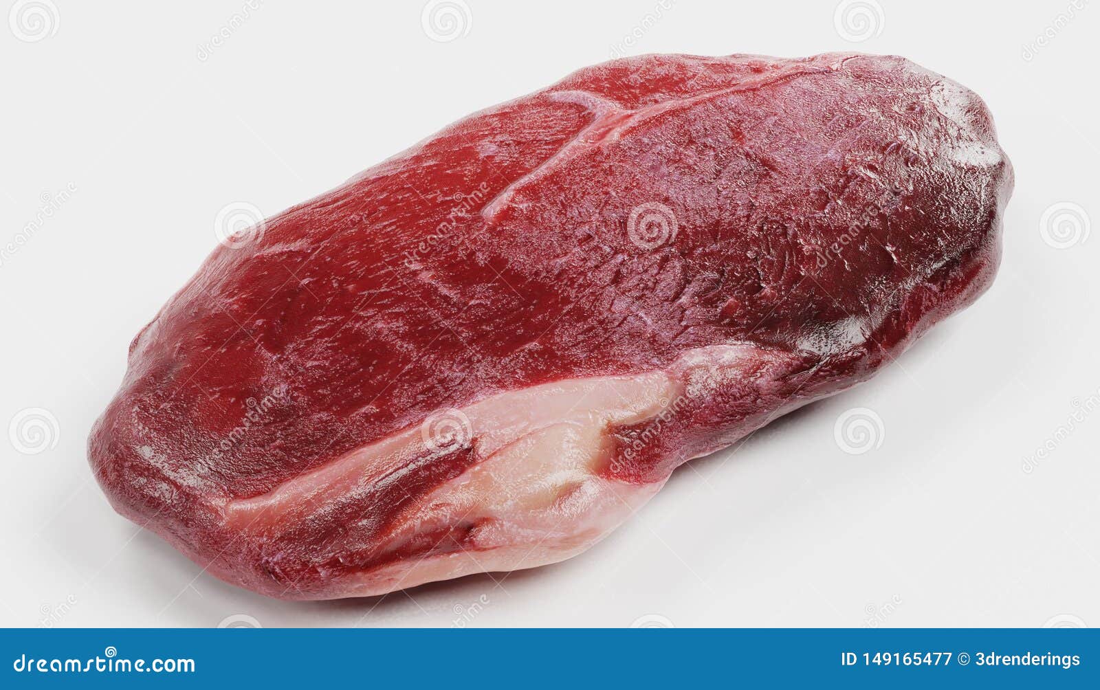 3D Render of Beef Steak stock illustration. Illustration of dinner ...