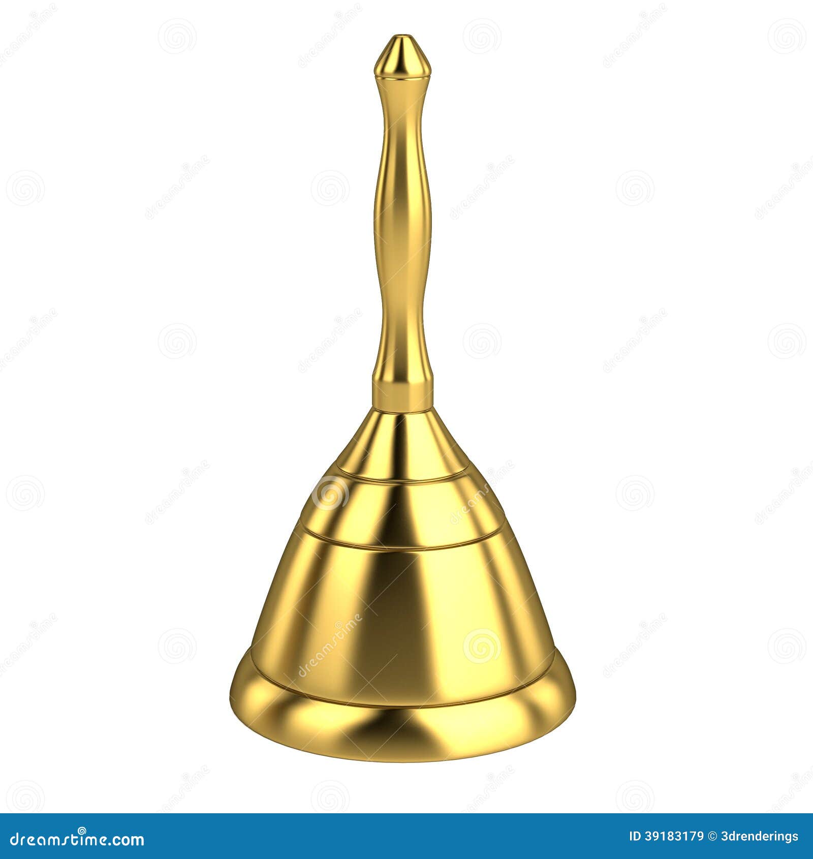 3d render of bell stock illustration. Illustration of graphics - 39183179