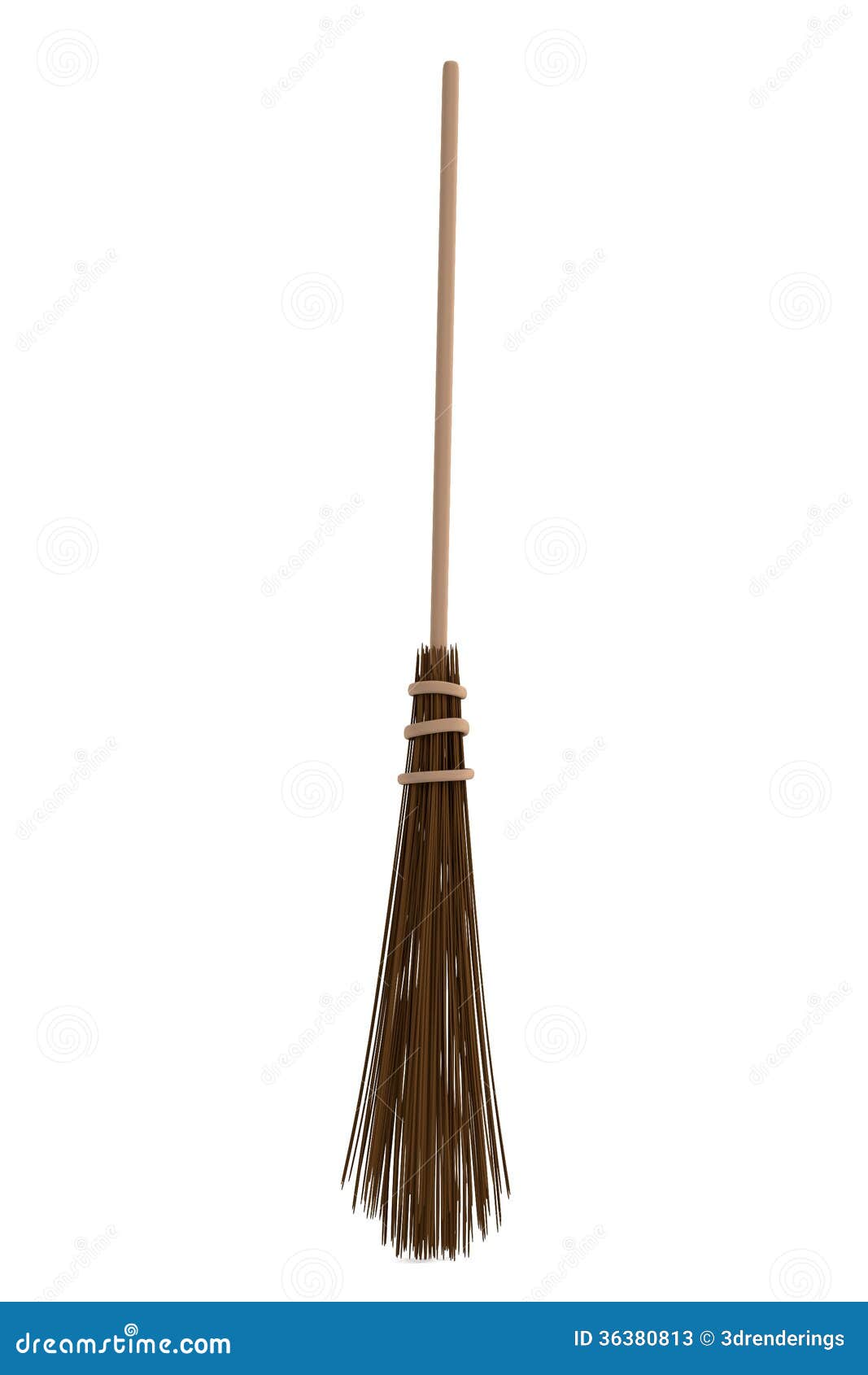 3d render of besom stock illustration. Illustration of besom - 36380813