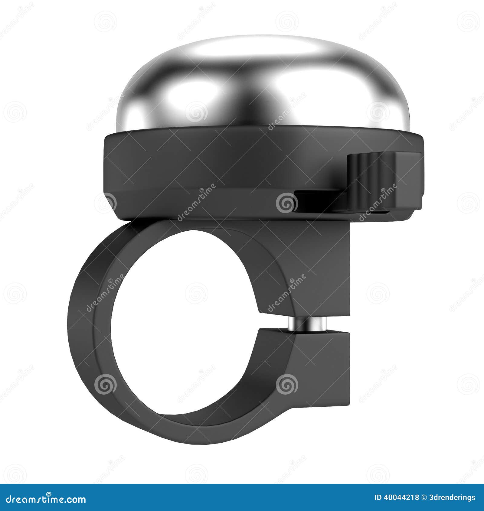3d render of bicycle bell stock illustration. Illustration of bike ...