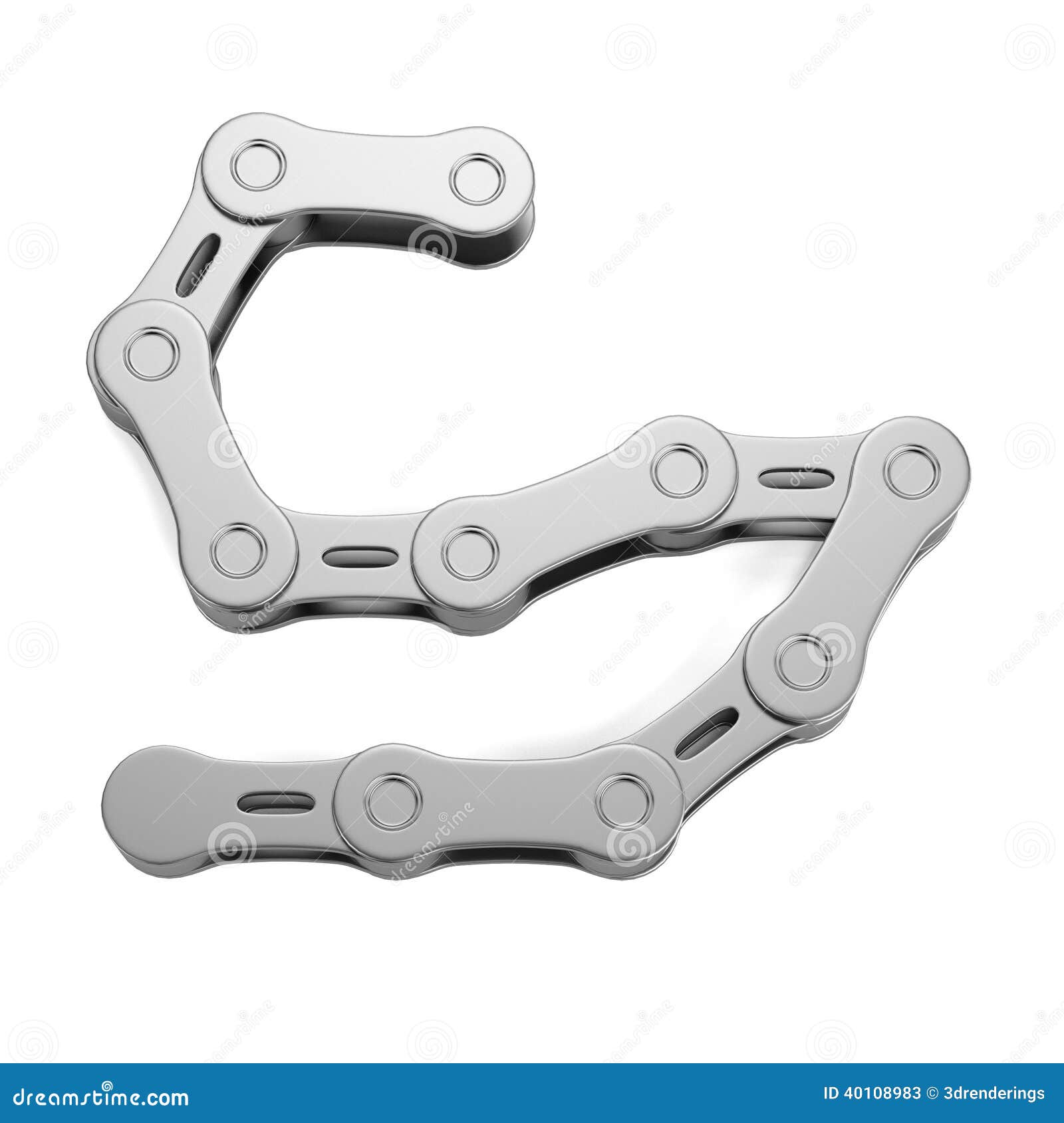 3d render of bike chain stock illustration. Illustration of bicycle ...