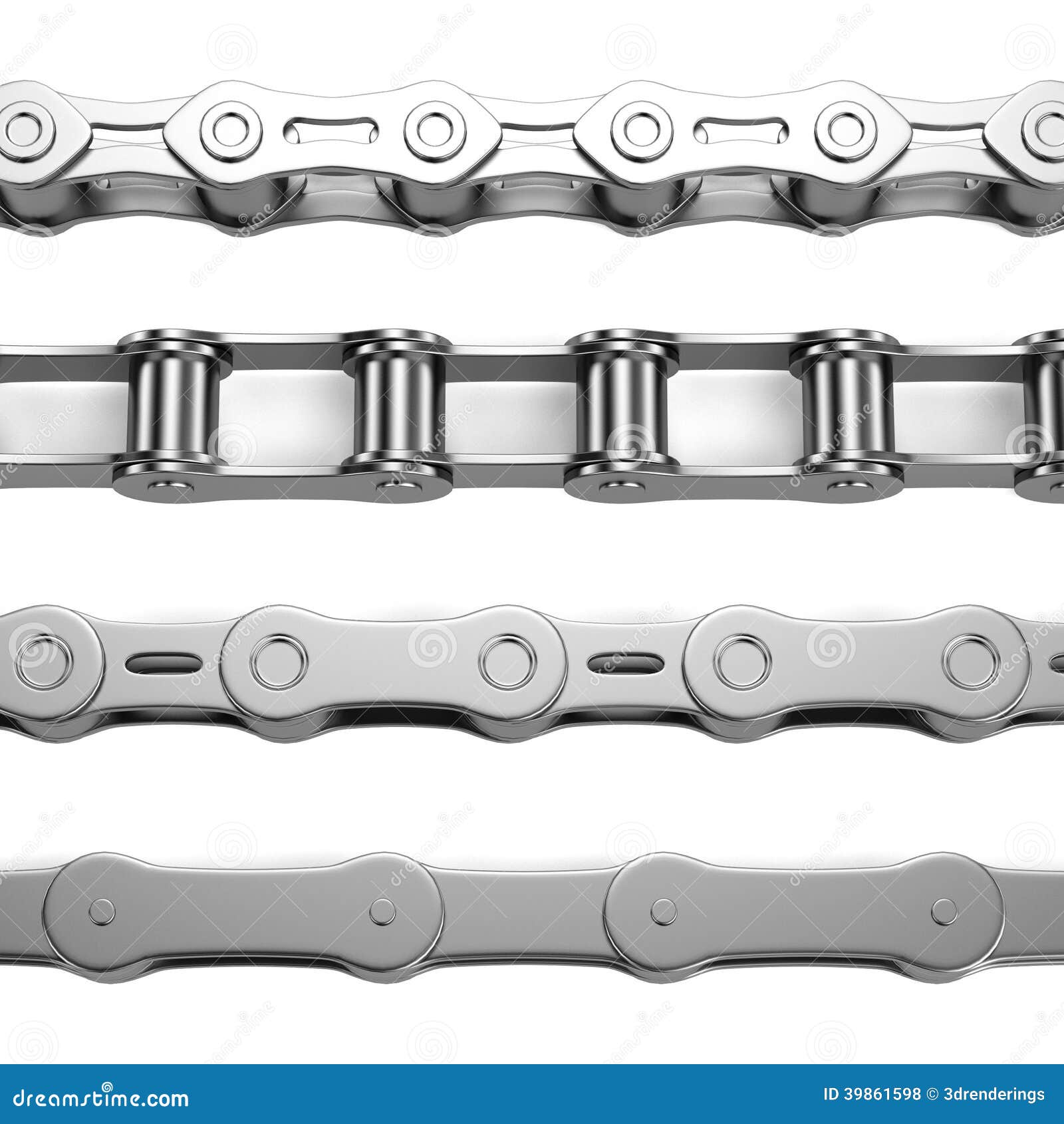 3d render of bike chains stock illustration. Illustration of bicycle ...