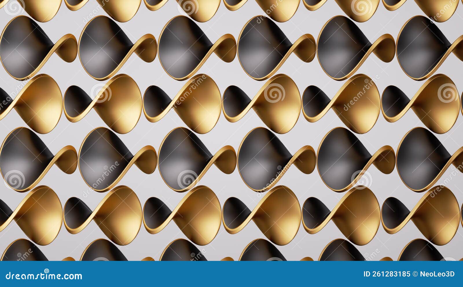 3d Render, Black Gold Geometric Background, Modern Wallpaper with ...