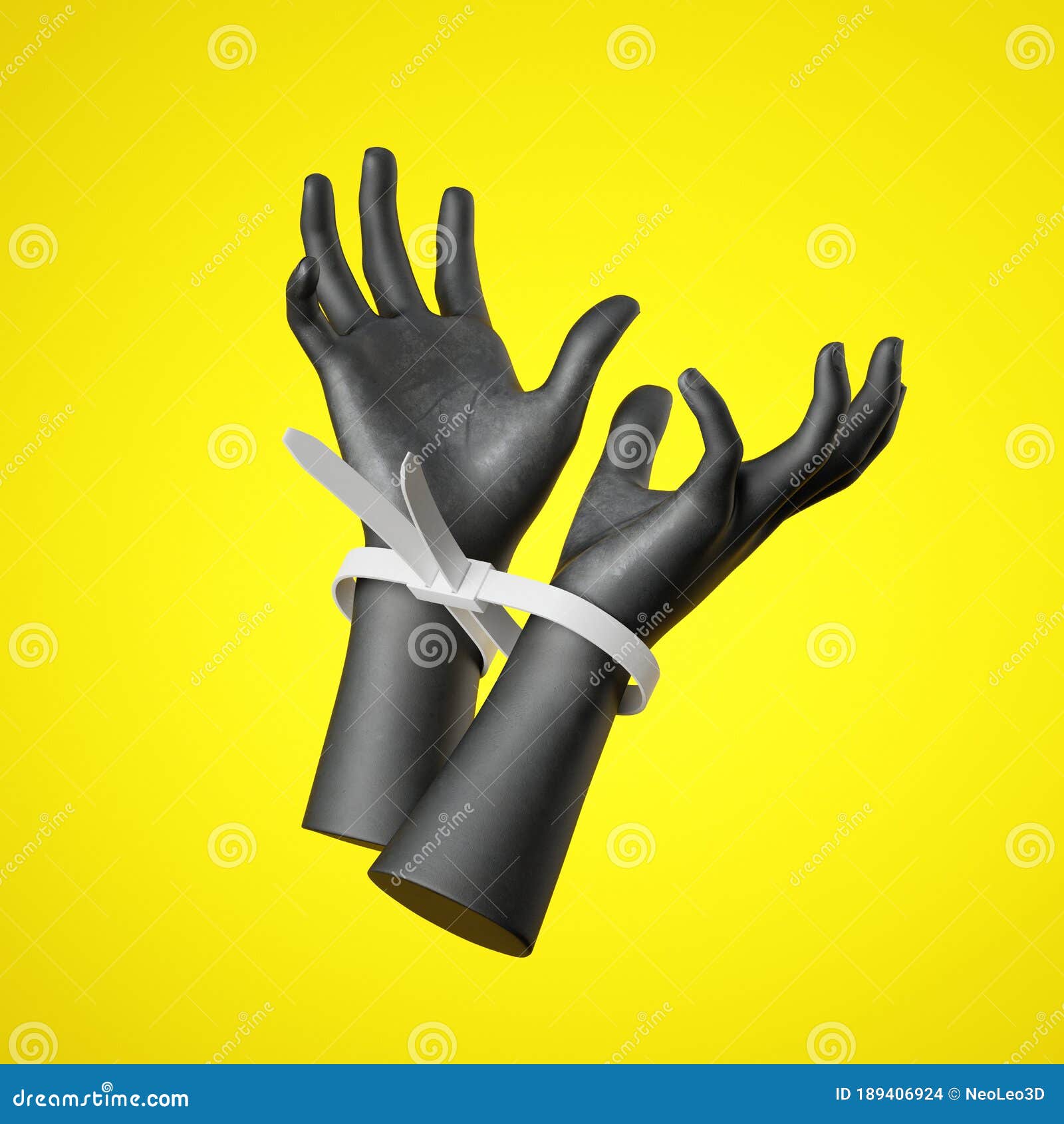 Amnesty Hands Chains Lock Multi Color Icon. Simple Thin Line, Outline ...