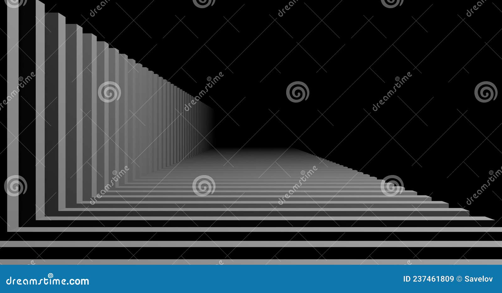 Render with Black and White Background from Gray Corner Stock ...