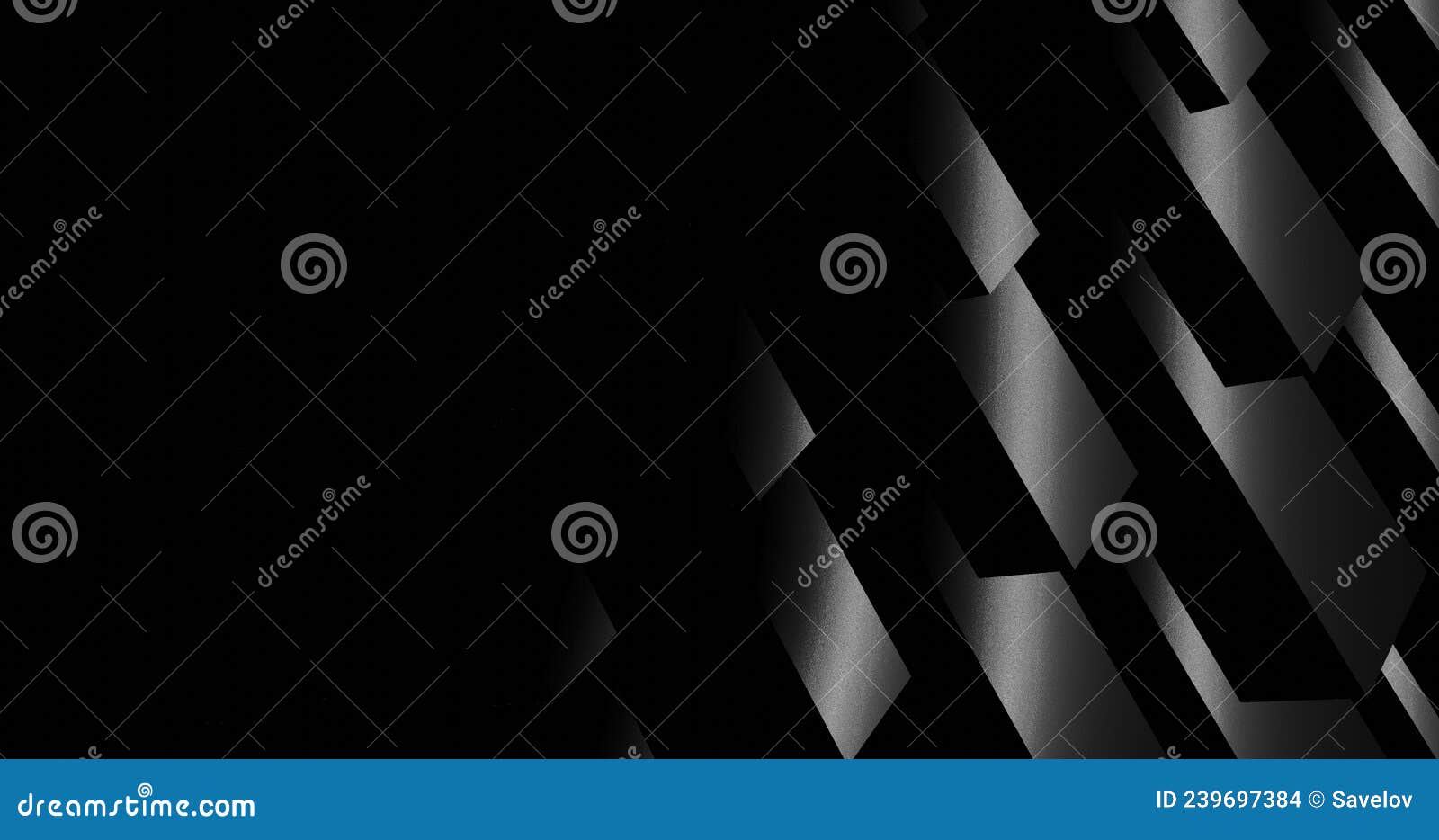 Render with Black and White Geometric Dark Surface Made of Rectangles ...