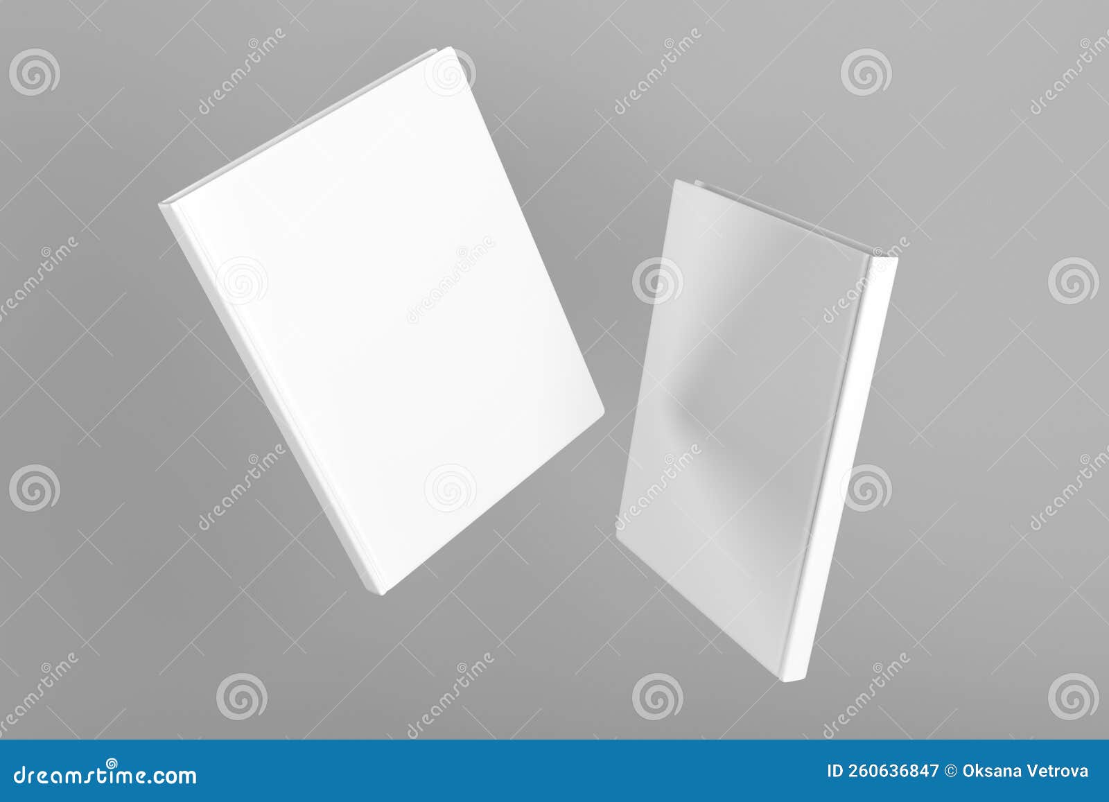 3d Render. Blank Template for Book Cover Design. Book Mockup Stock ...