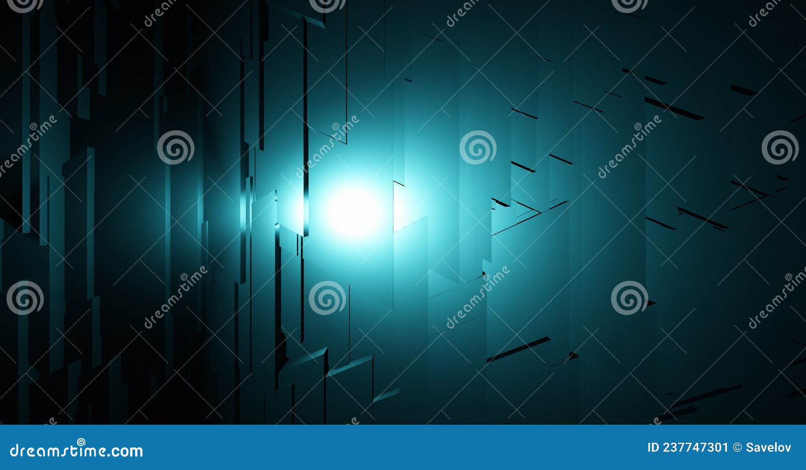 Render with a Blue Background from a Surface with Triangular Lines in ...