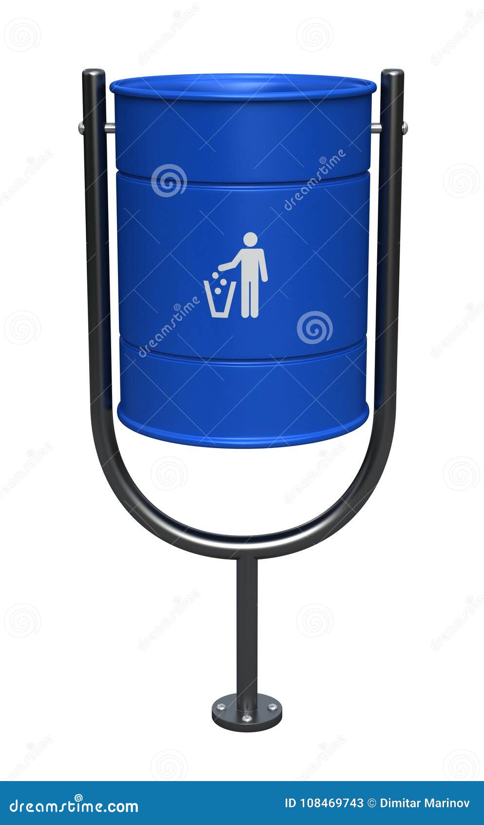 Dustbin stock illustration. Illustration of dustbin - 108469743