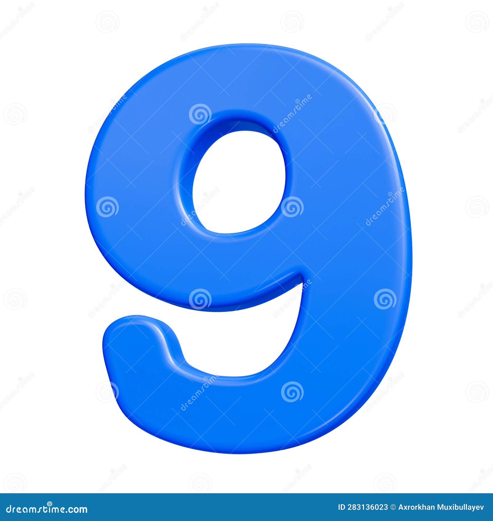 Blue Number 9