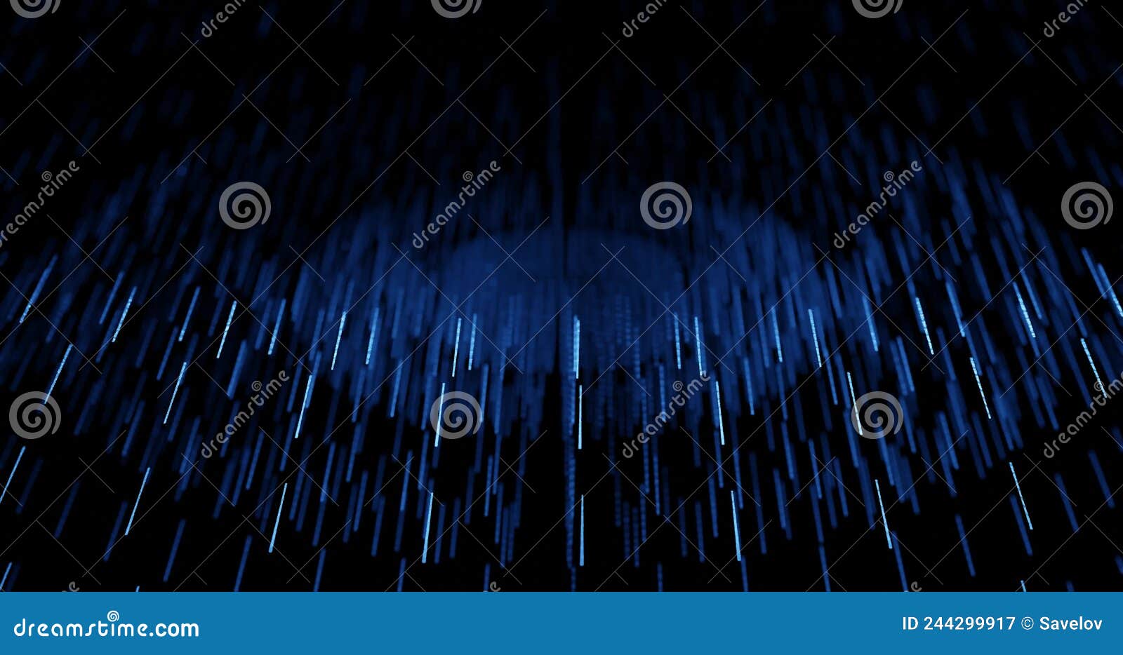 Render with Blue Stripes Background, Soft Focus Stock Video - Video of ...