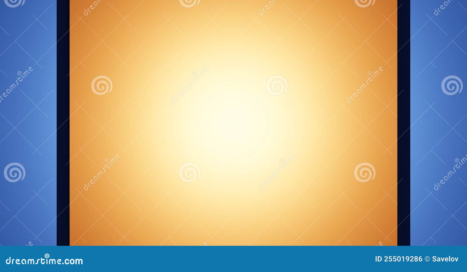 Render with Blue and Yellow Rectangular Plain Background Stock ...