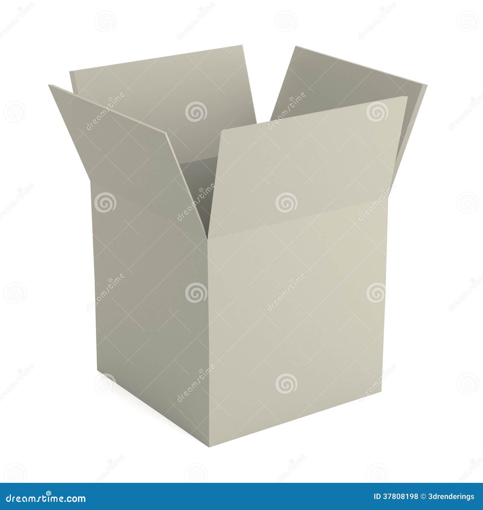 3d render of box stock illustration. Illustration of graphics - 37808198