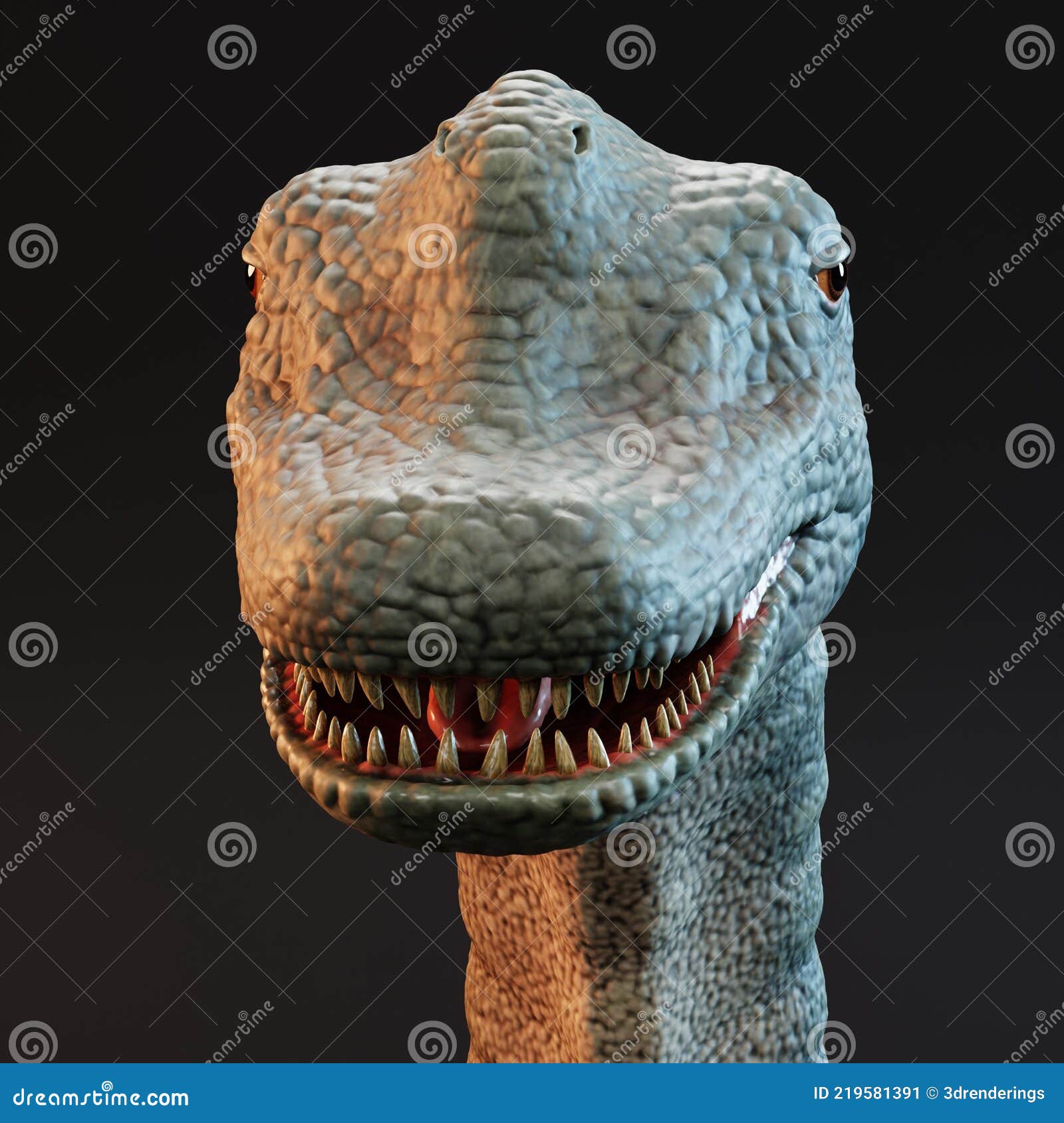 3D Render Of Brachiosaurus Dinosaur Stock Photo | CartoonDealer.com ...