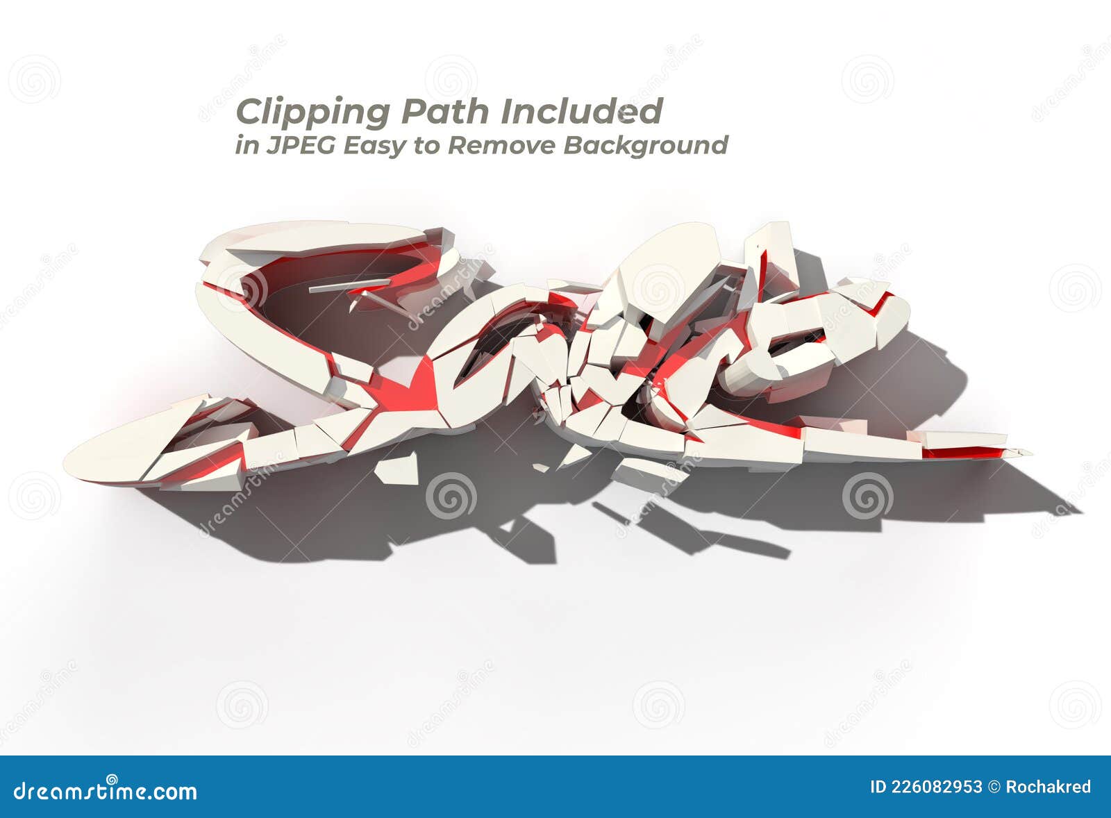 3D Render Broken Hourglass Mouse Symbol With Abstract 3d Illustration ...