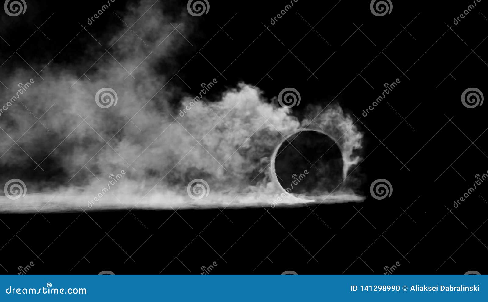 3d Render Burnout Wheels with Smoke on Black Background Stock ...